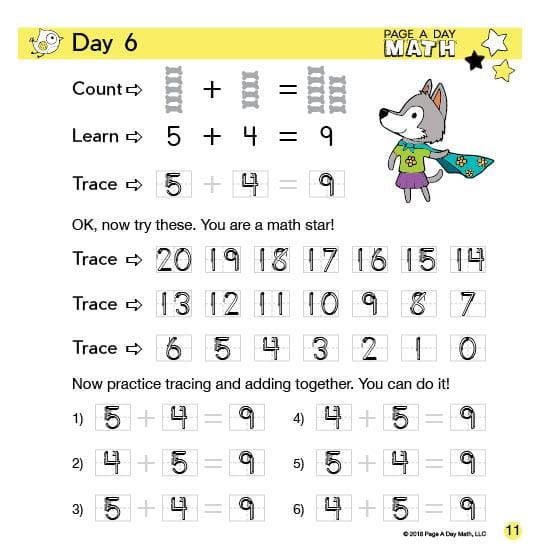 Try-It PRE-K MATH STARTER Kit | Page A Day Math