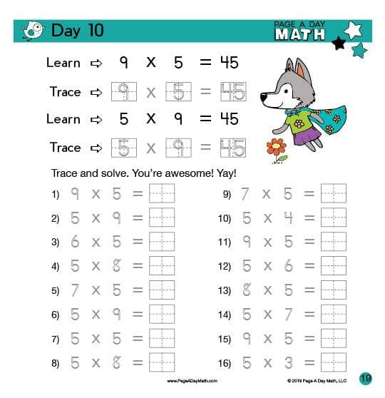 Multiplication Kit - 2nd Grade Multiplication Worksheets – Page A Day Math