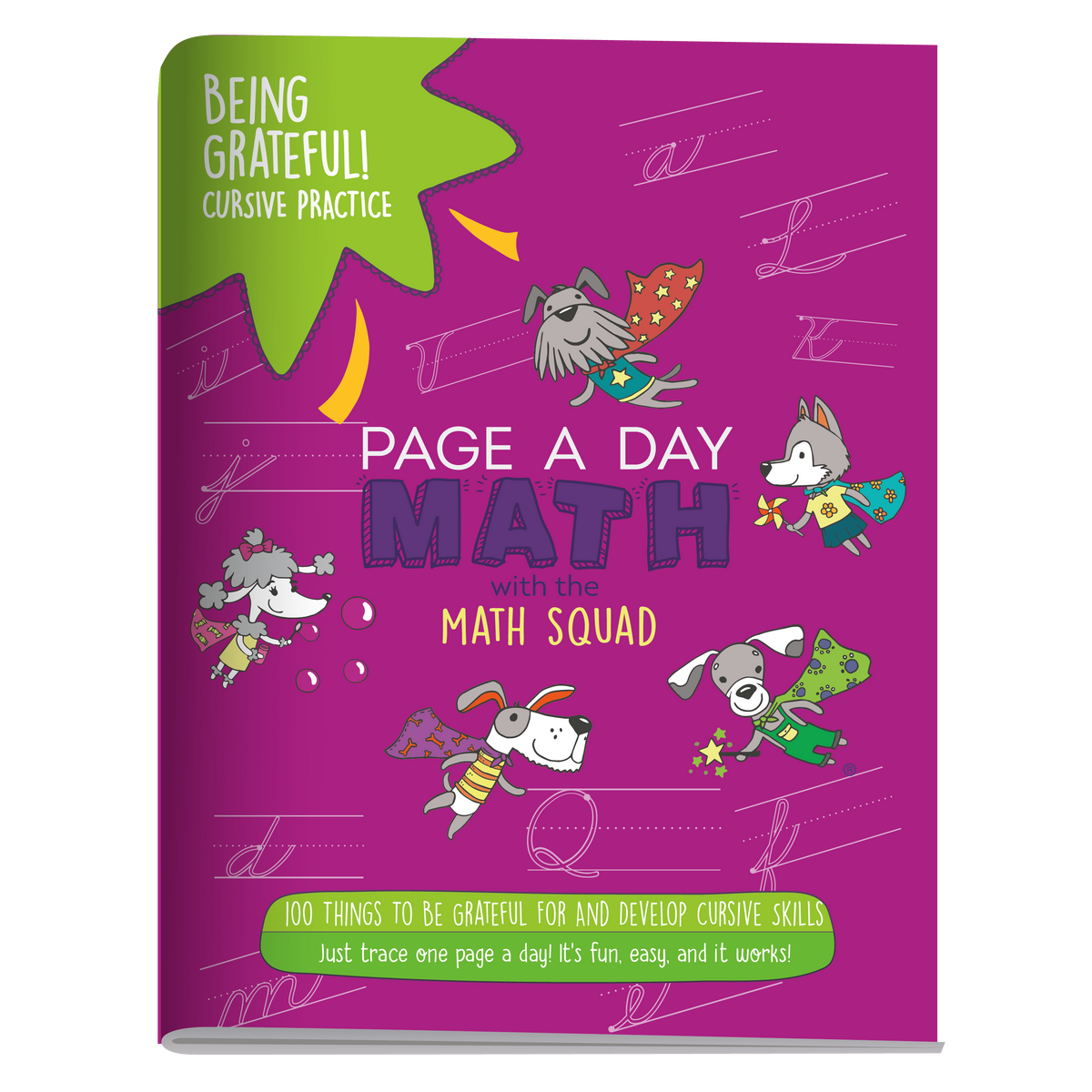 100 EVERYDAY THINGS to be GRATEFUL FOR Cursive Handwriting Book – Page ...