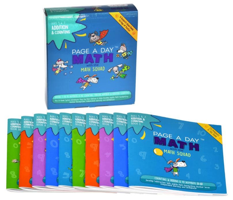 BUNDLE | ADDITION Kit + 3 Print Handwriting Books | Kindergarten - 1st ...