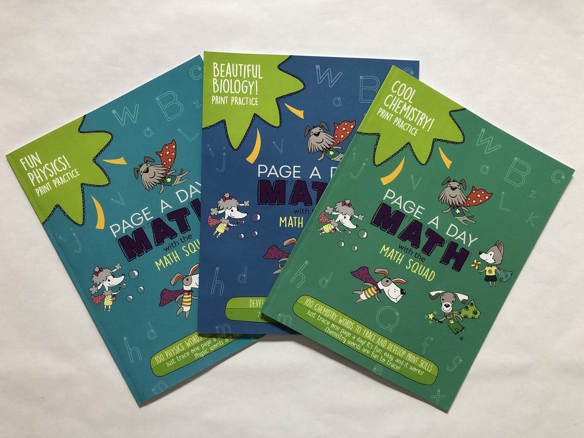 Science Handwriting Pack - Biology Handwriting Book, Chemistry ...