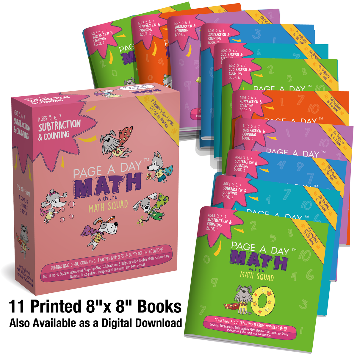 SUBTRACTION and COUNTING KIT | Page A Day Math