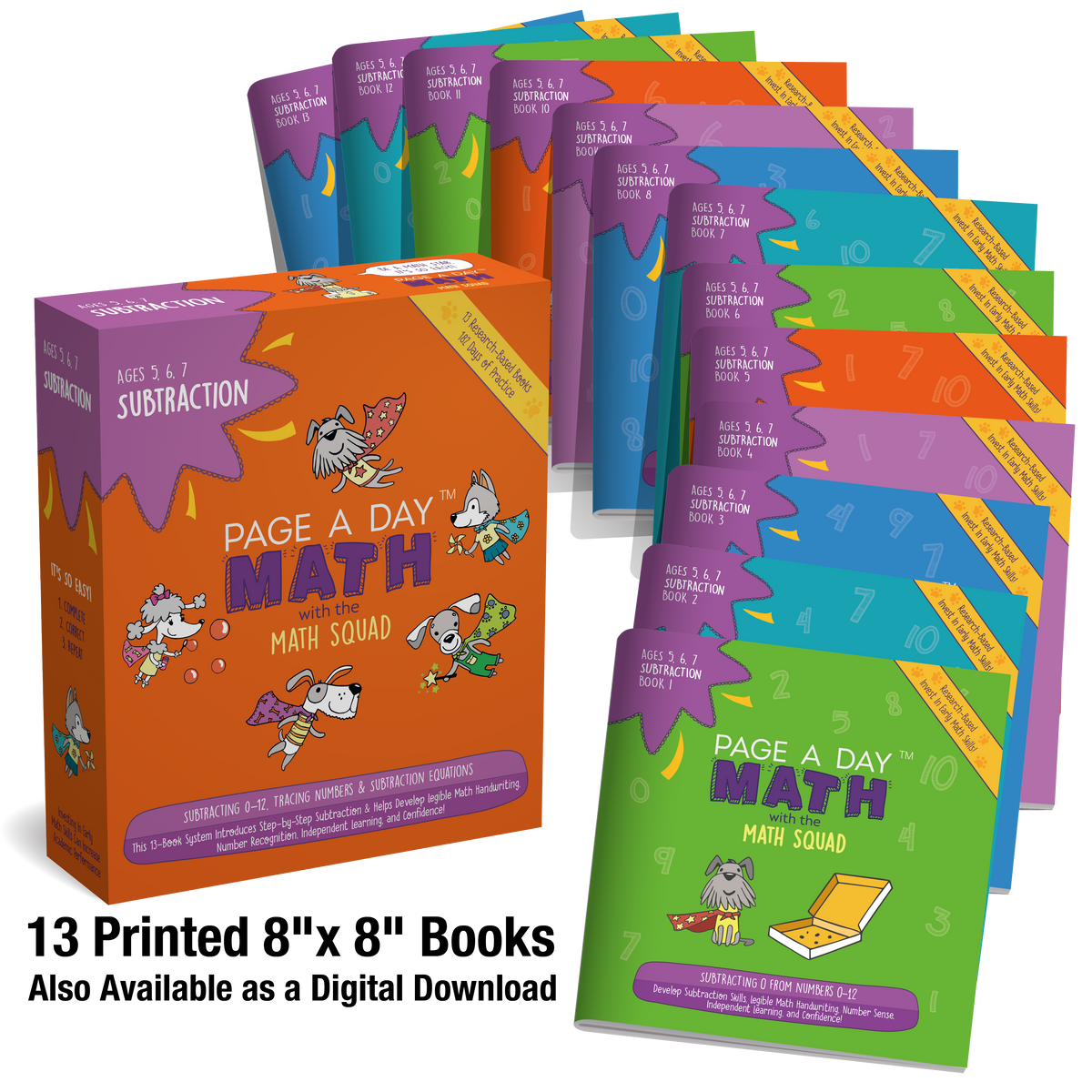 Addition Kit & Subtraction Kit Bundle – Page A Day Math