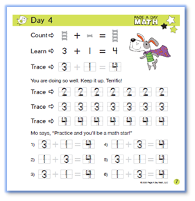 Math Kit Samples – Page A Day Math
