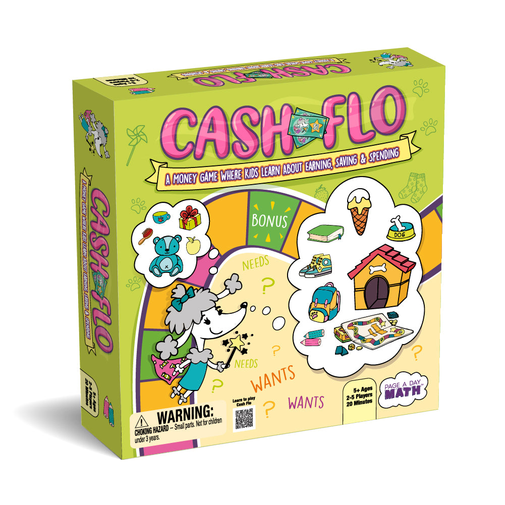 CASH FLO - A Money Game Where Kids Learn About Earning. Saving & Spend ...